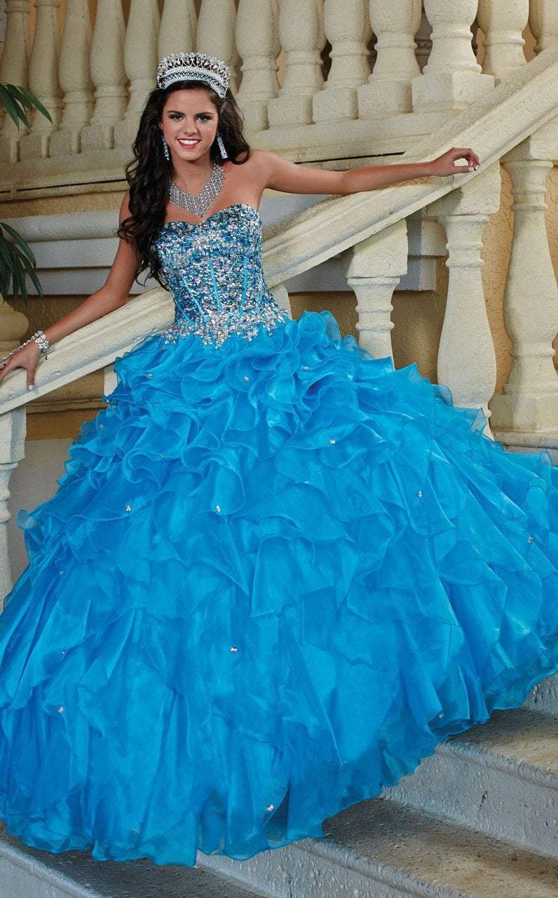 Tiffany Designs 56246 - Long Ballgown - Strapless, Corset Boning ...